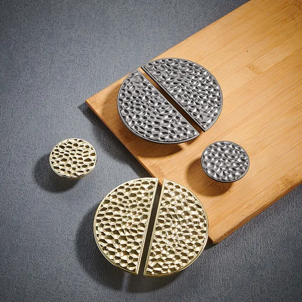Filta Hammered Moon Shape Drawer Knobs Kitchen Door Handles - moon ...